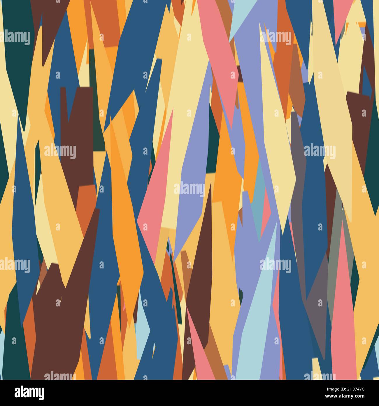 Seamless funky expressive and energetic paper cut out collage surface ...