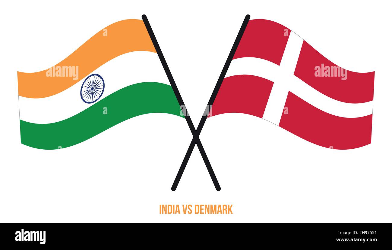 Denmark india flag hi-res stock photography and images - Alamy