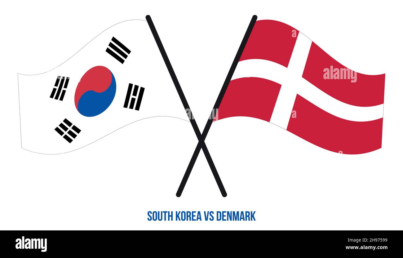 Denmark vs south korea Stock Vector Images - Alamy