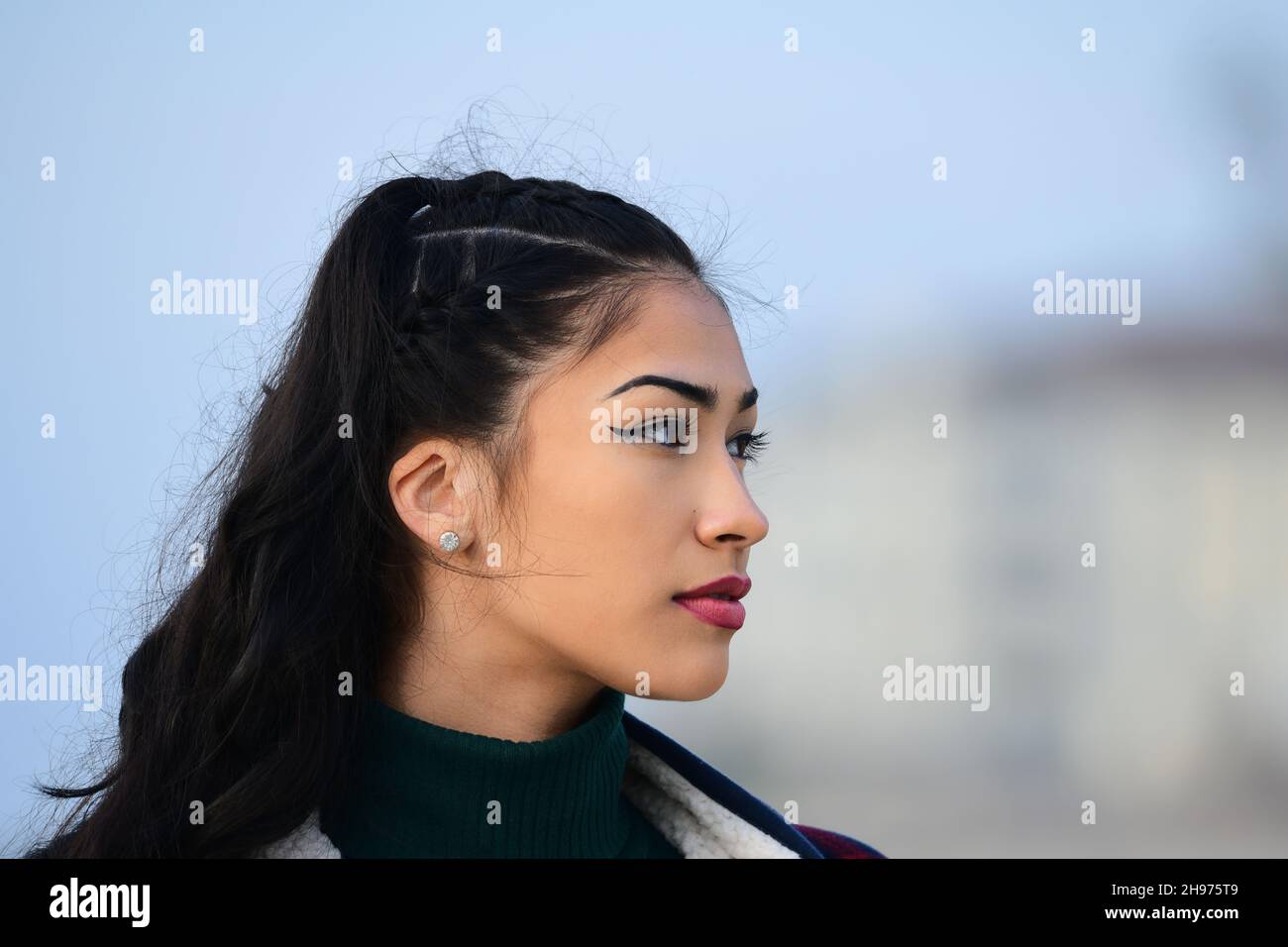 Beautiful Young Woman on the Beach in California Stock Photo - Alamy