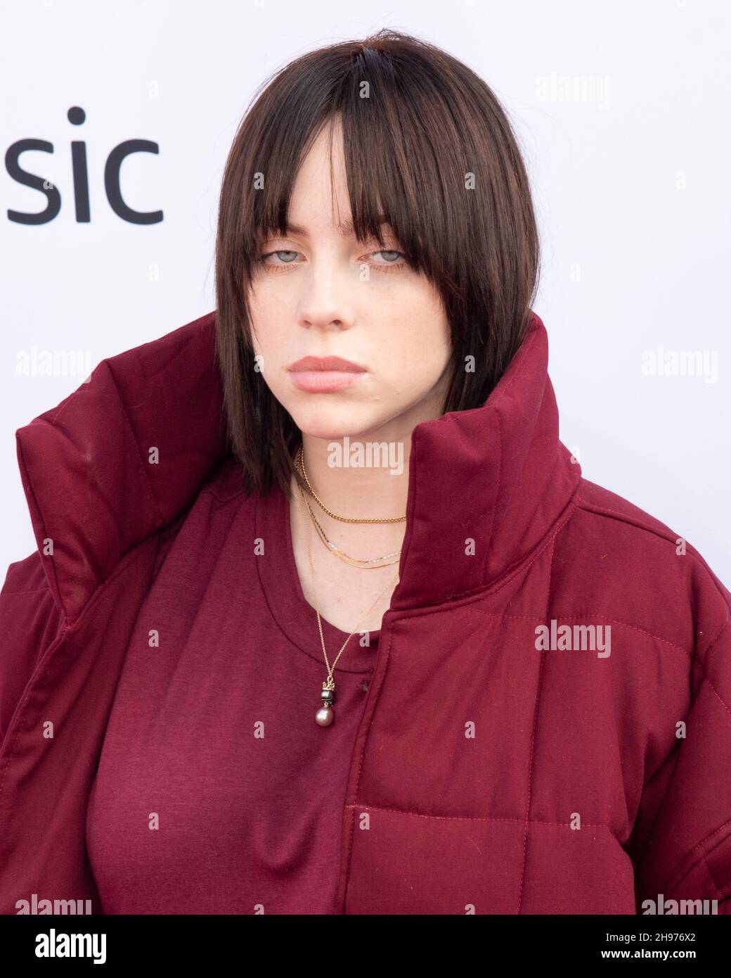 04 December 2021 - Los Angeles, California - Billie Eilish. 2021 ...