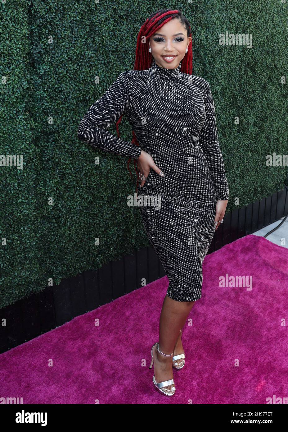 LOS ANGELES, CALIFORNIA, USA - DECEMBER 04: Singer Chloe Bailey wearing ...