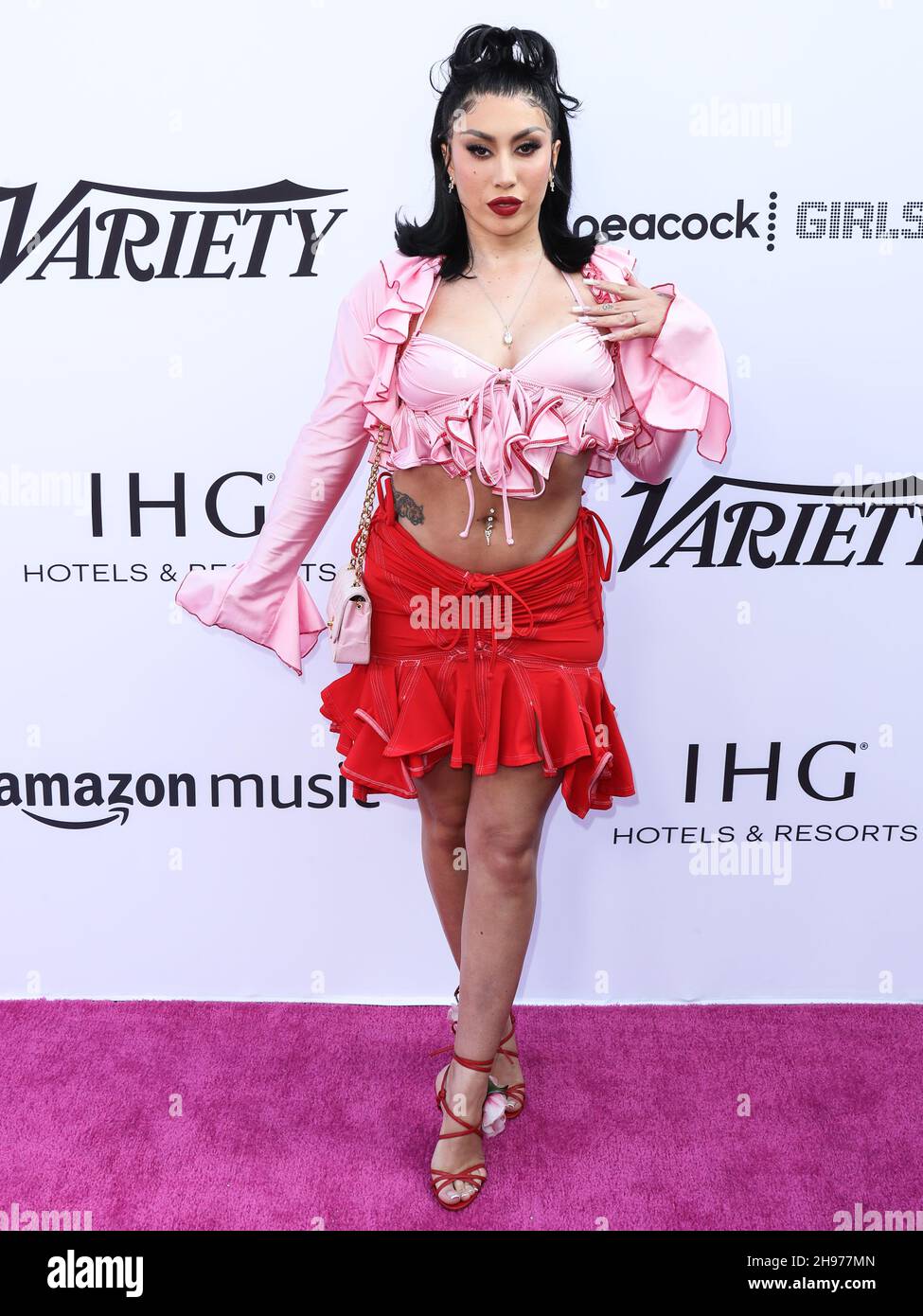 LOS ANGELES, CALIFORNIA, USA - DECEMBER 04: Singer Kali Uchis arrives ...