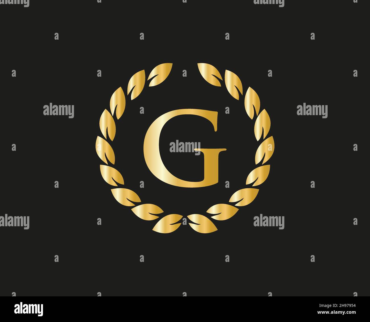 Letter g restaurant logo Stock Vector Images - Alamy