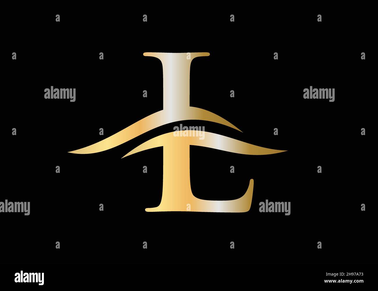 Modern L logotype for luxury branding. Initial L letter business logo ...