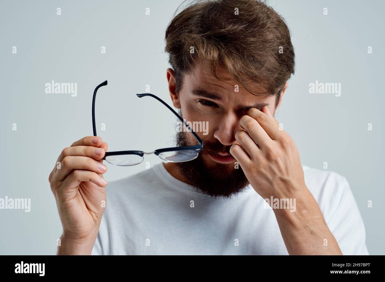 Adult human eyes vision problems hi-res stock photography and images ...