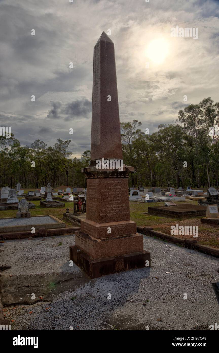 Grave site of Annabelle Rankin, the first woman from Queensland to sit ...