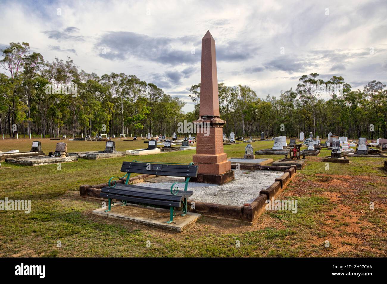 Grave site of Annabelle Rankin, the first woman from Queensland to sit ...