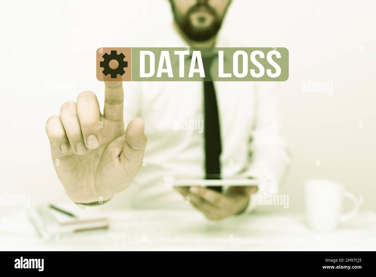 Inspiration showing sign Data Loss. Business showcase process or event ...