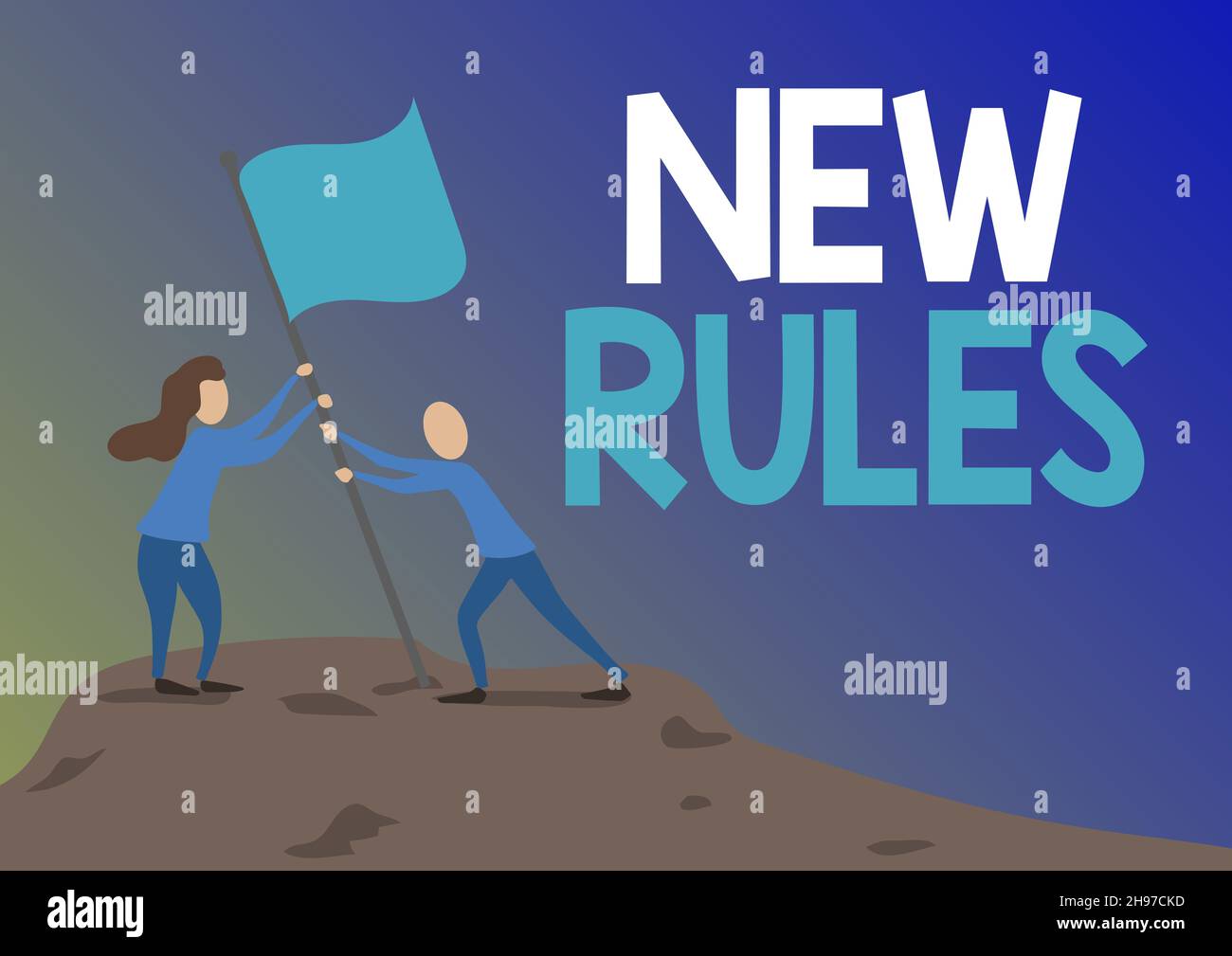 Conceptual display New Rules. Concept meaning recently one of a set of ...