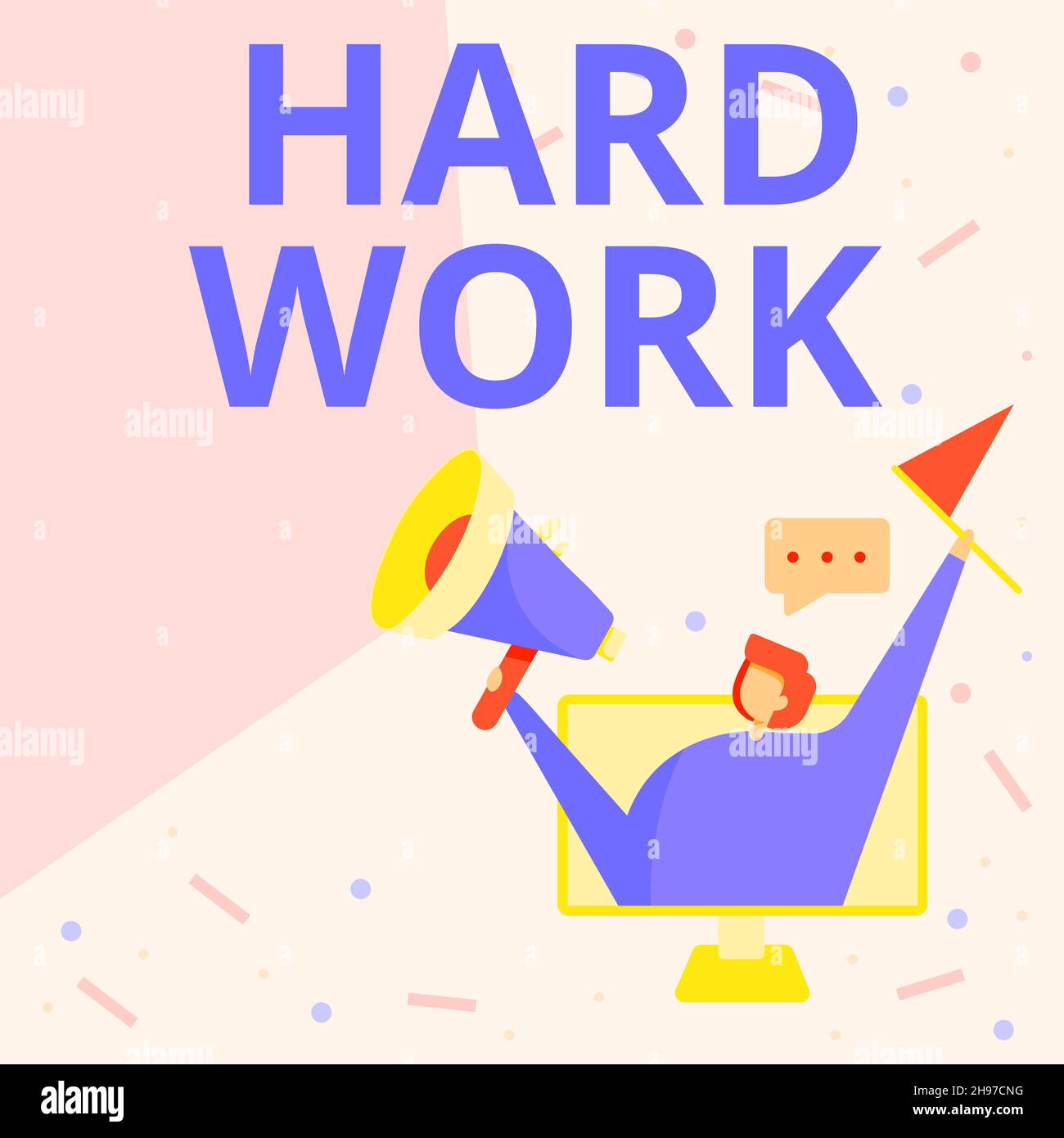 Hand writing sign Hard Work. Business approach always putting a lot of ...