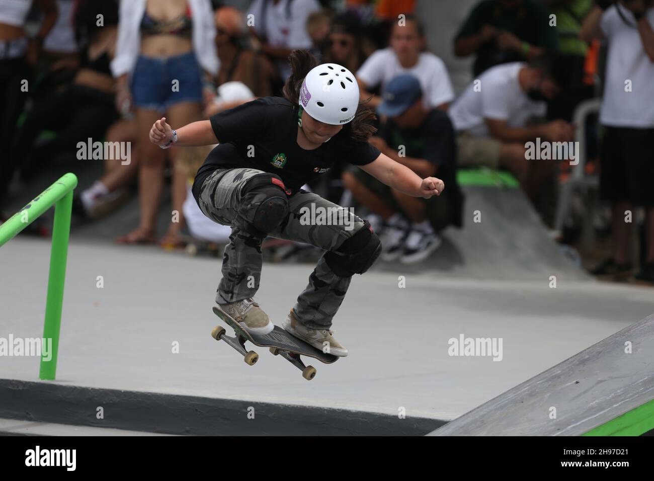 Rio de Janeiro, Brazil. 4th Dec, 2021. Thaisa Avila competes at the ...