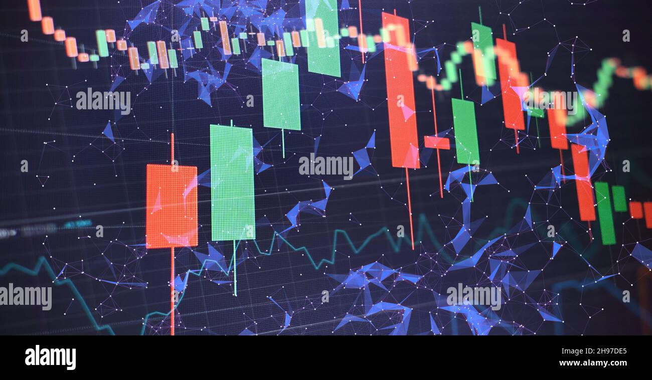 Analyzing investment statistics and indicators on dashboard for trading ...