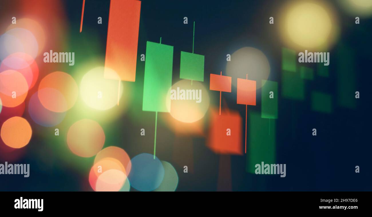Analyzing investment statistics and indicators on dashboard for trading ...
