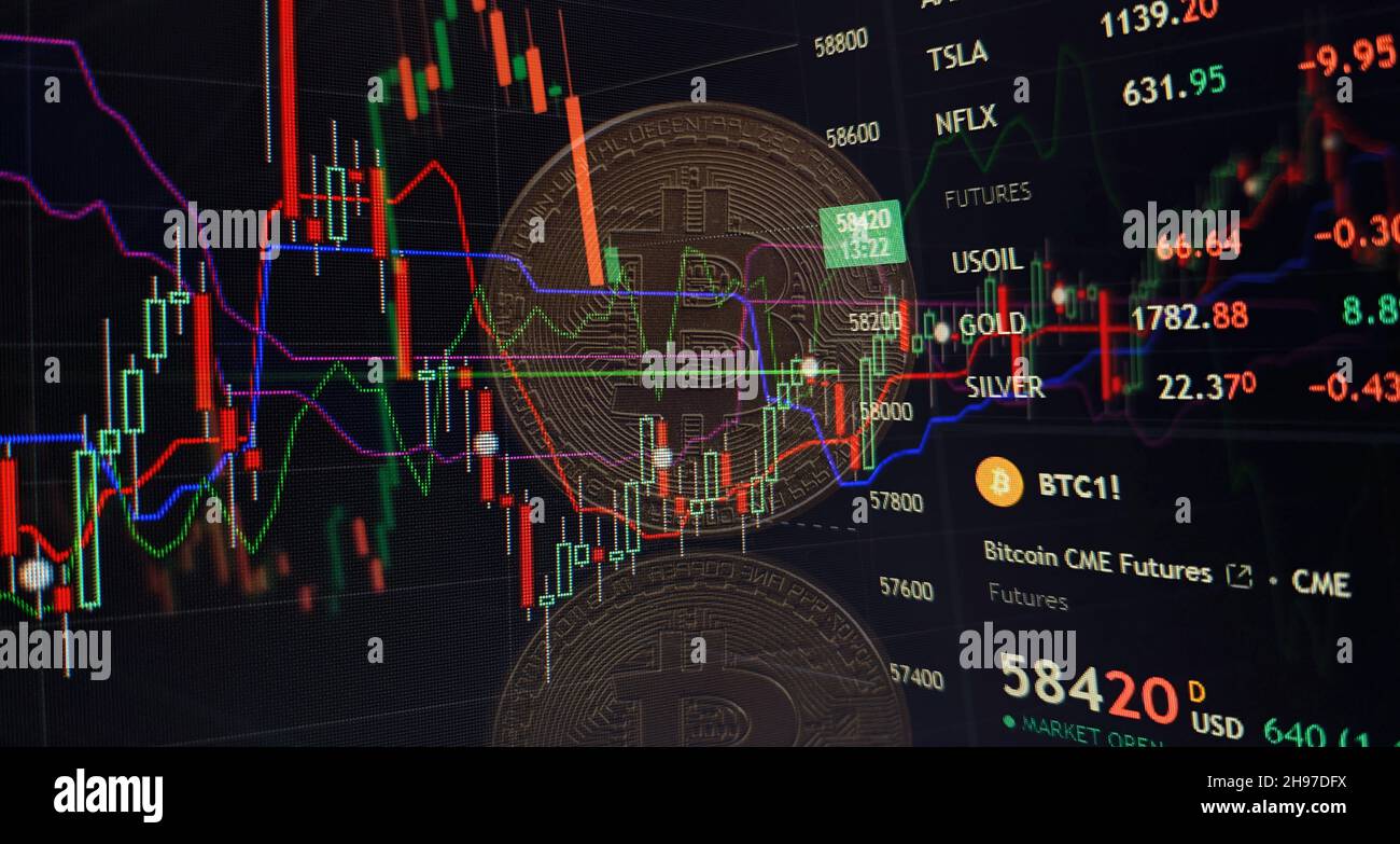 Bar graphs, Diagrams, financial figures. Forex chart. Finance data ...
