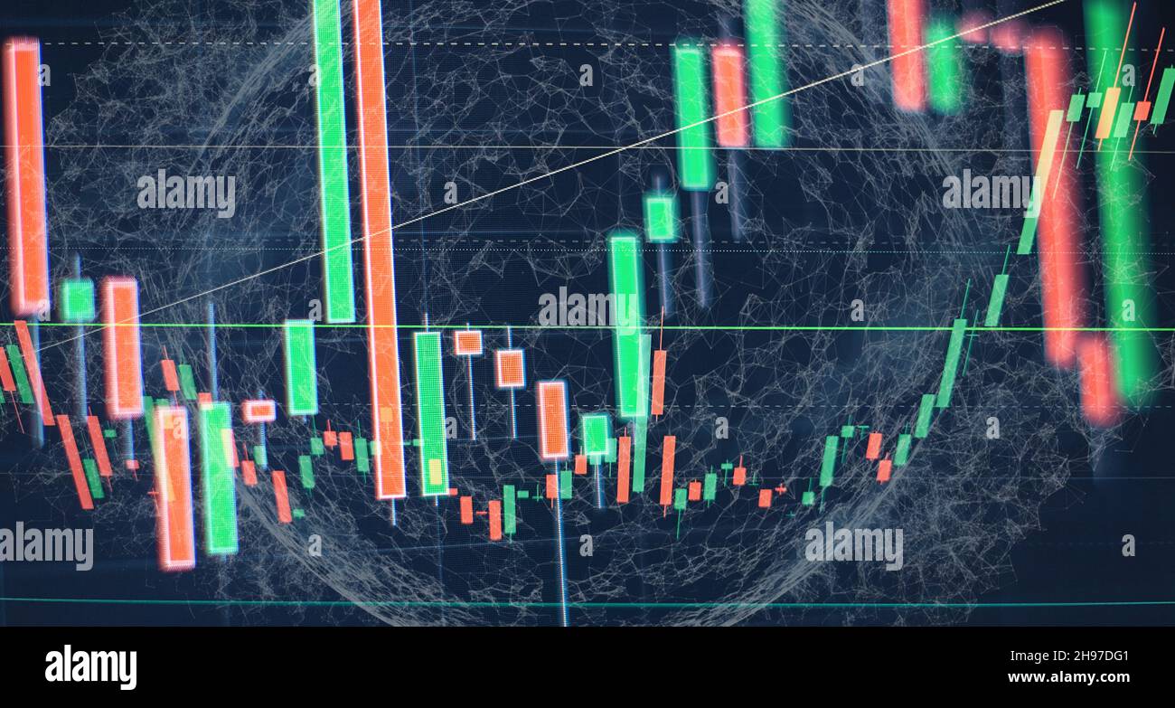 Business financial or stock market background. Business graph on stock ...