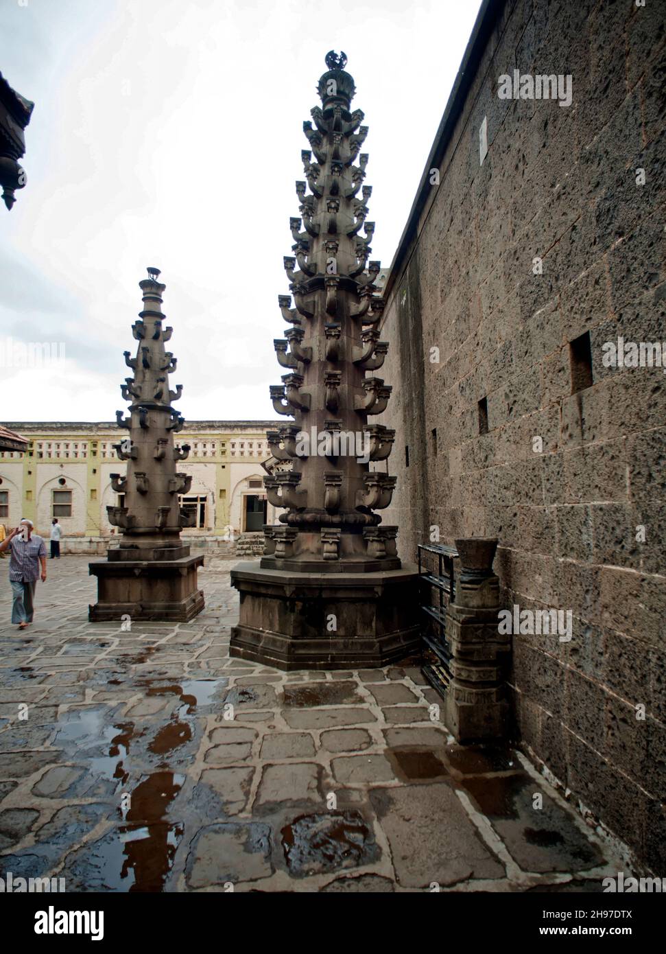 Deepmala in Sri Rama temple at Phaltan Stock Photo - Alamy