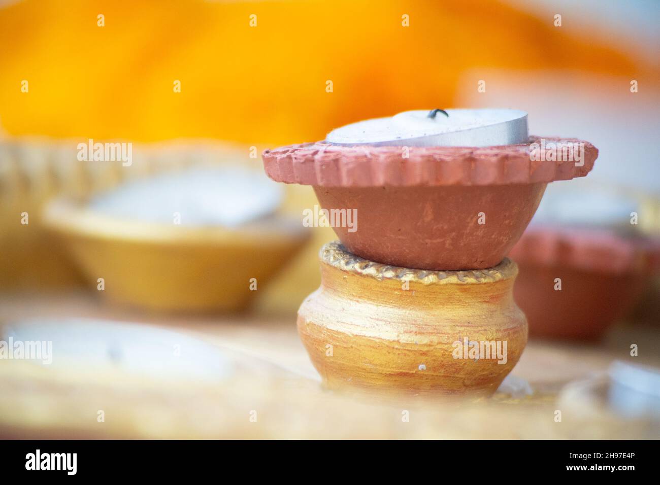 Diwali tea lights hi-res stock photography and images - Alamy