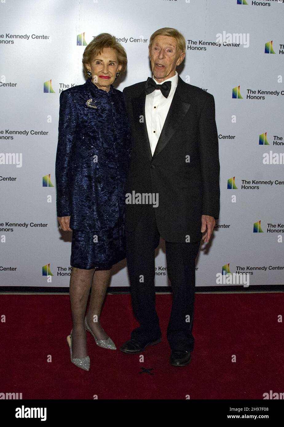 Morton Funger, right, and his wife, Norma Lee, arrive for the Medallion ...