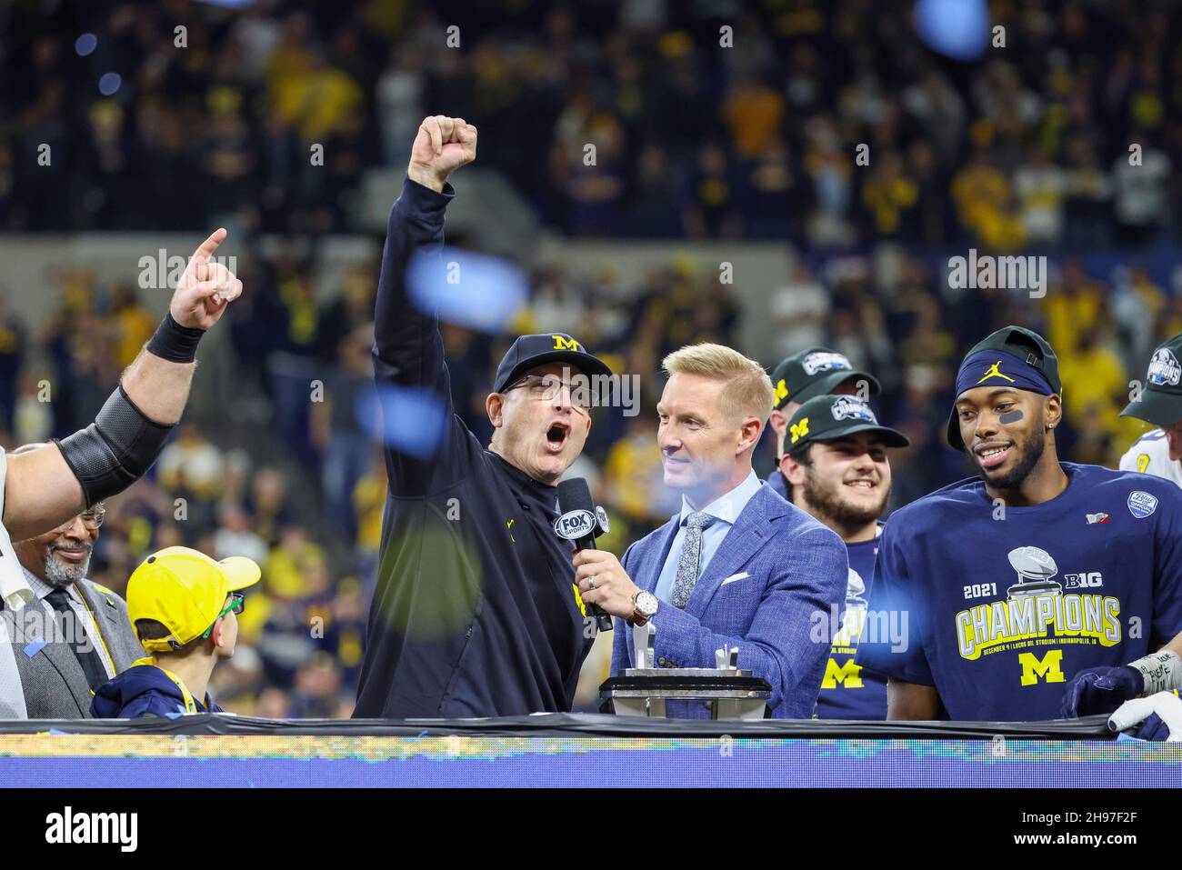 Jim Harbaugh Head Coach University Of Michigan Wolverines Press