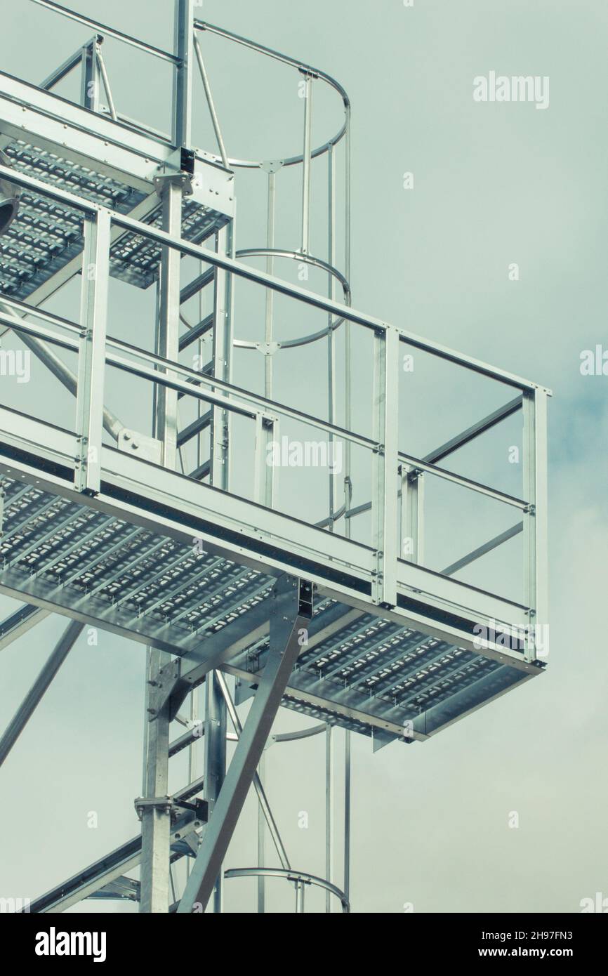 Ladder on storage tank hi-res stock photography and images - Alamy