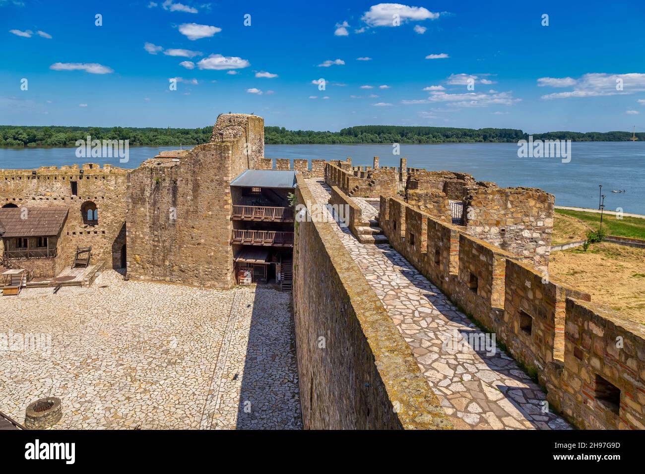 Medieval tower smederevo fortress hi-res stock photography and images ...