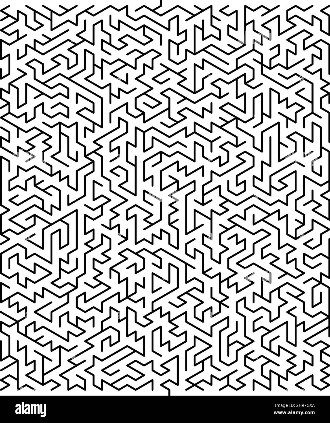 Maze vector illustration isolated over white background, conceptual ...
