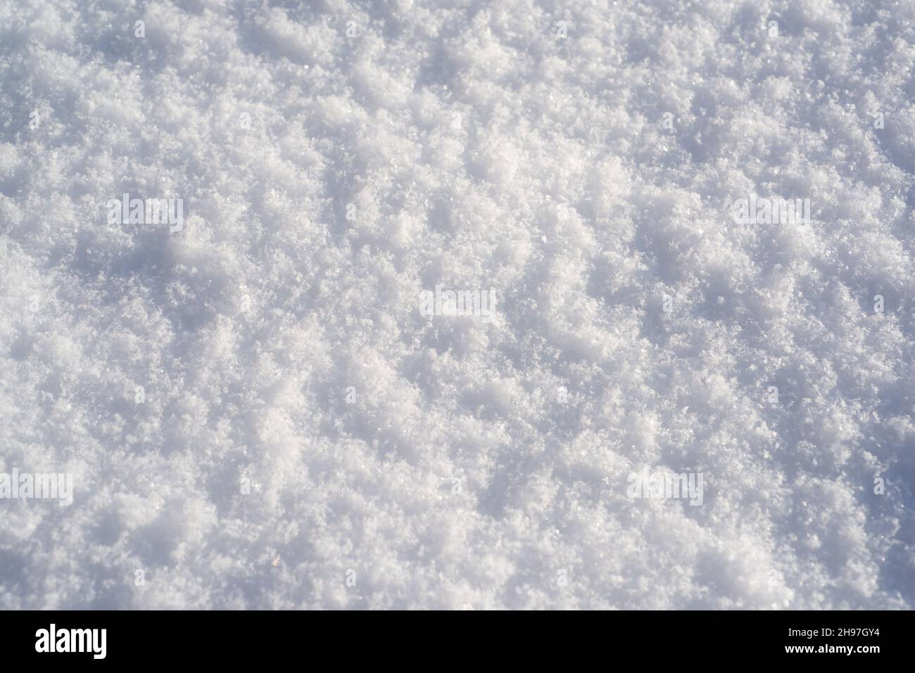 Snow background, winter texture, snowy surface of fluffy snow Stock ...