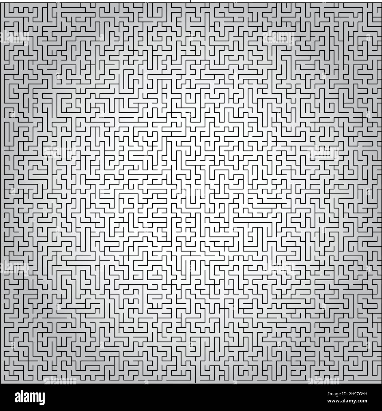 Vector labyrinth background, complicated maze illustration isolated ...