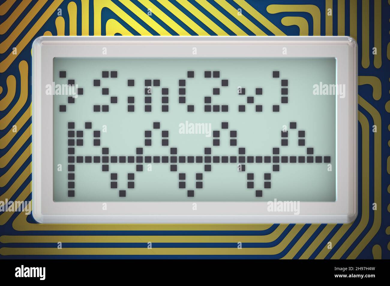 A 3D illustration of a typical LCD display module Stock Photo - Alamy