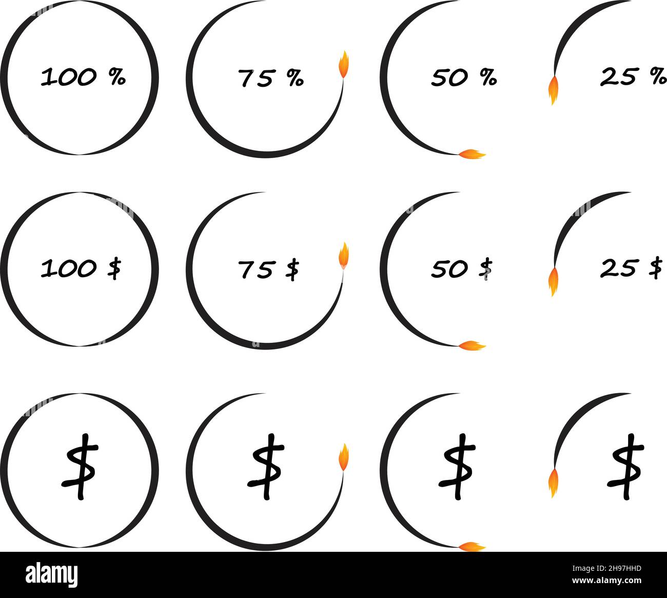 Countdown vector vectors hi-res stock photography and images - Alamy