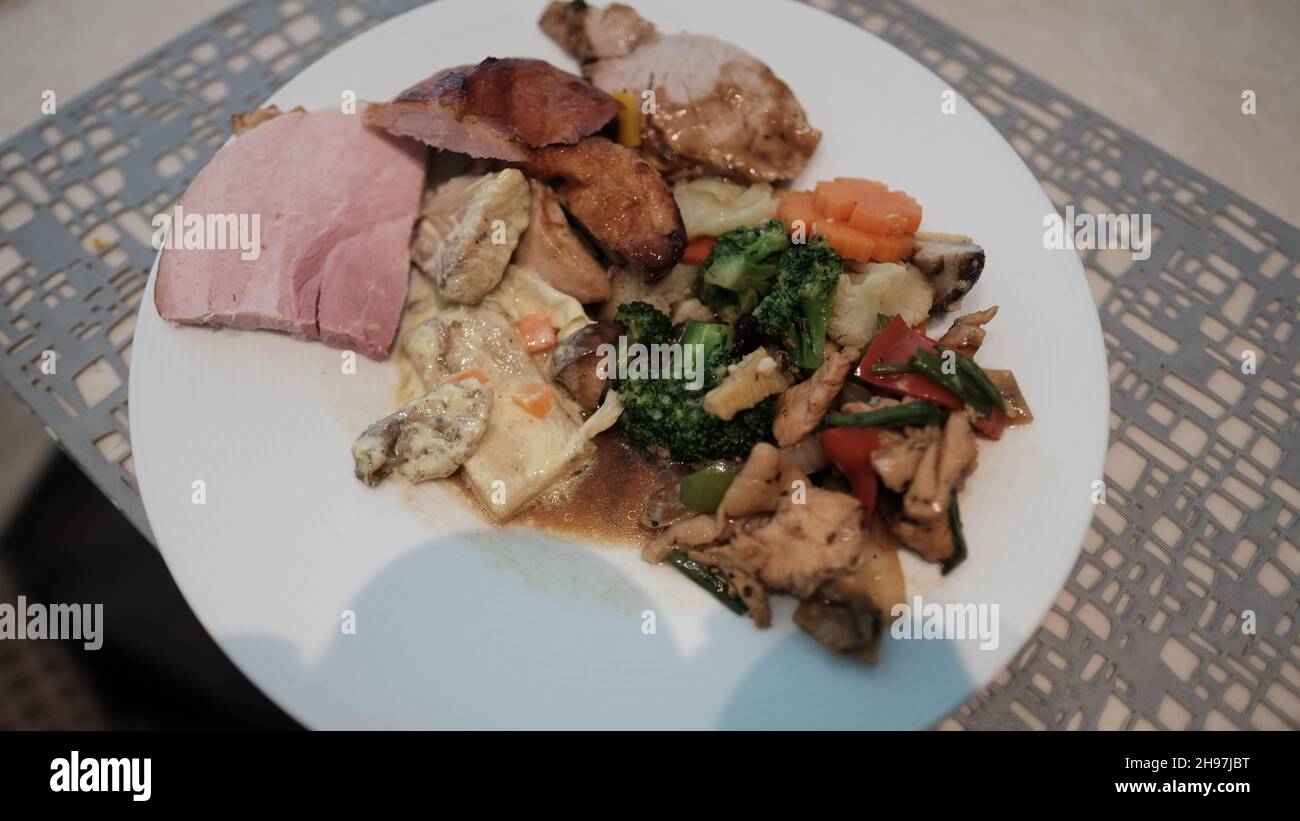 InterContinental Bangkok Espresso Cafe International Lunch Buffet Stock ...