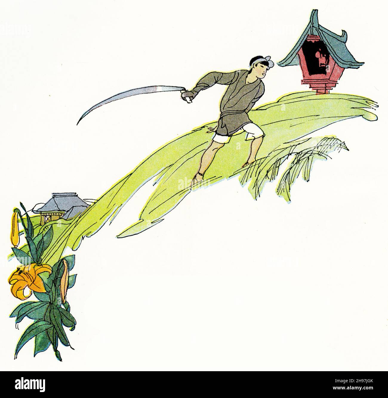 Worker illustration vintage hi-res stock photography and images - Alamy