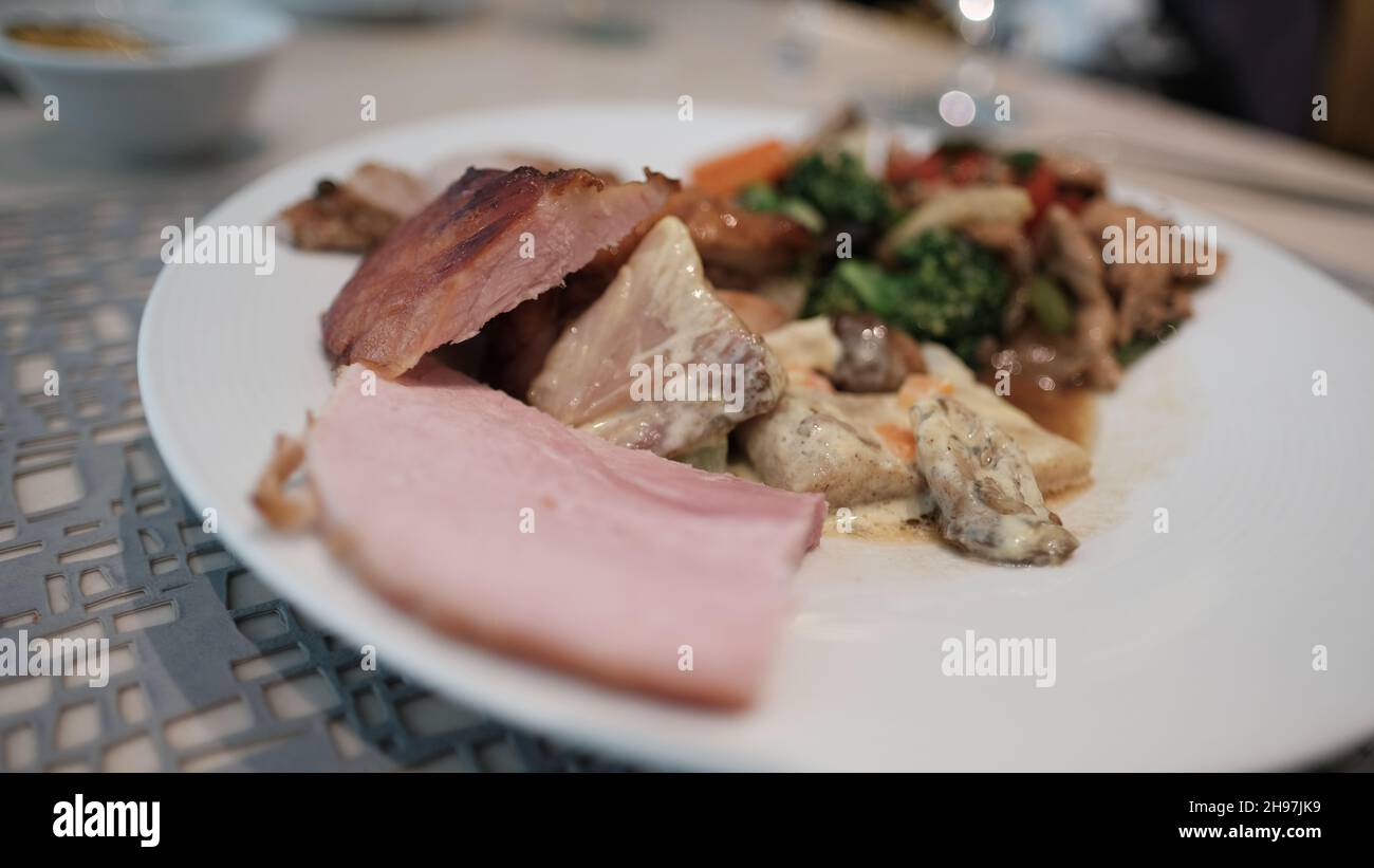 InterContinental Bangkok Espresso Cafe International Lunch Buffet Stock ...