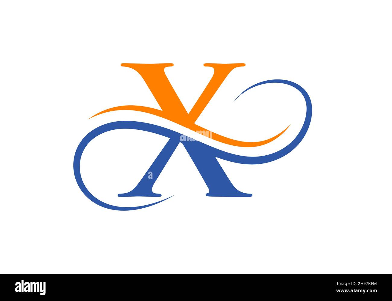 Curved x Stock Vector Images - Alamy