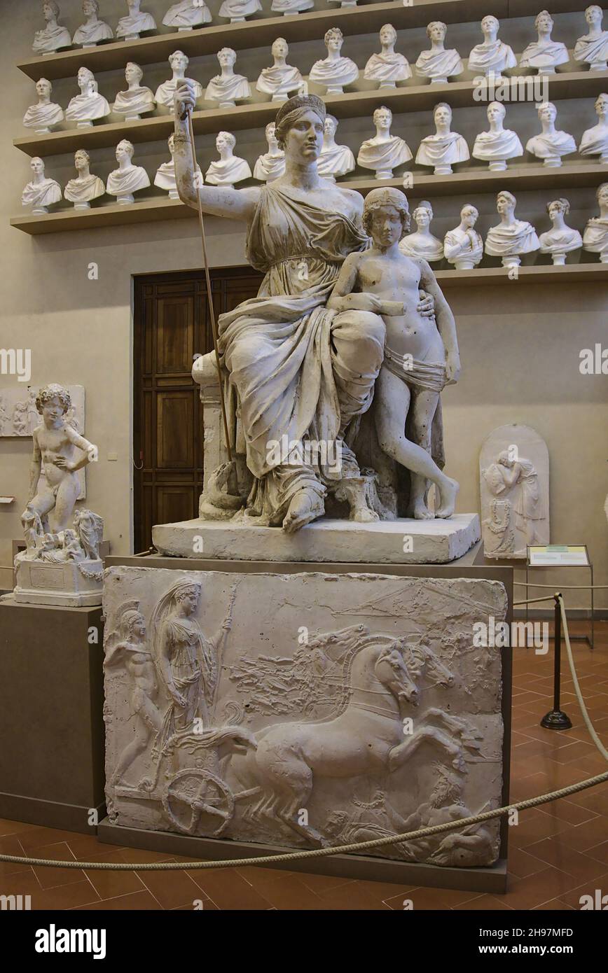 FLORENCE, ITALY - Sep 02, 2019: A vertical shot of Masterpiece ...