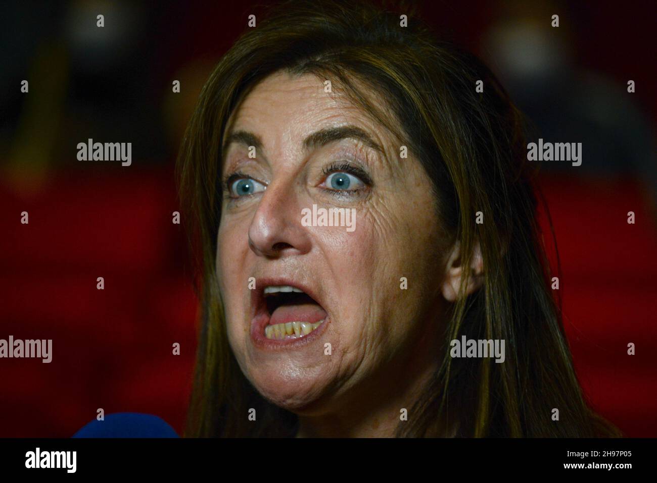 Roma, Italy. 04th Dec, 2021. Francesca Reggiani, actress during â€œPiâ ...