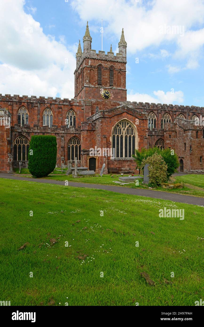 The nave and chancel of Crediton Parish church were built over 600 ...