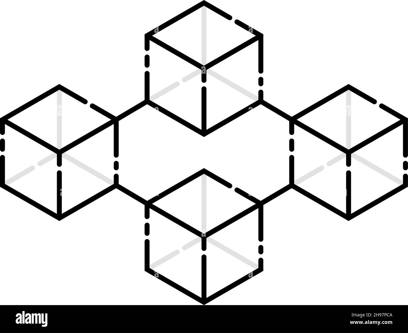 Fintech logo blockchain Black and White Stock Photos & Images - Alamy