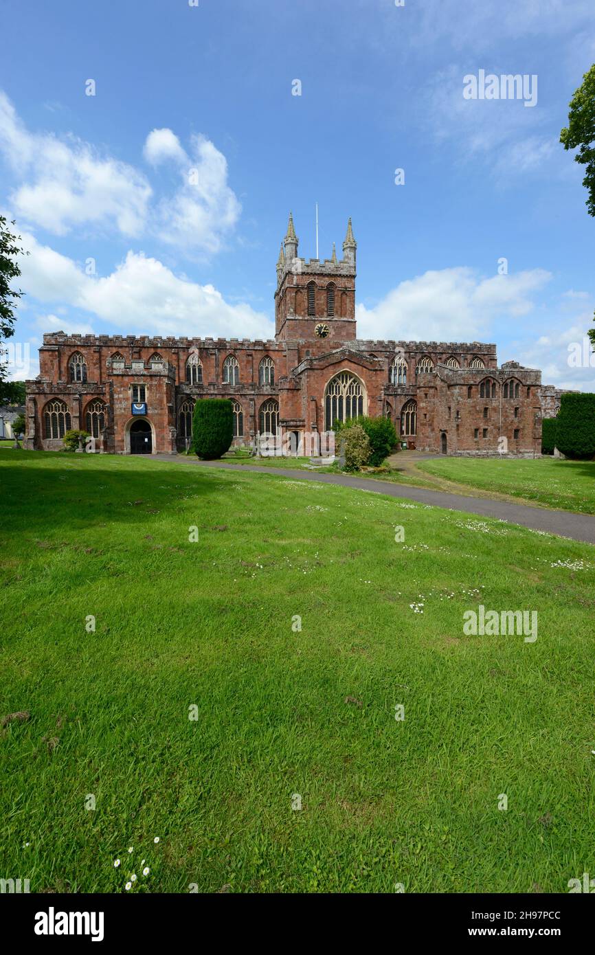 The nave and chancel of Crediton Parish church were built over 600 ...
