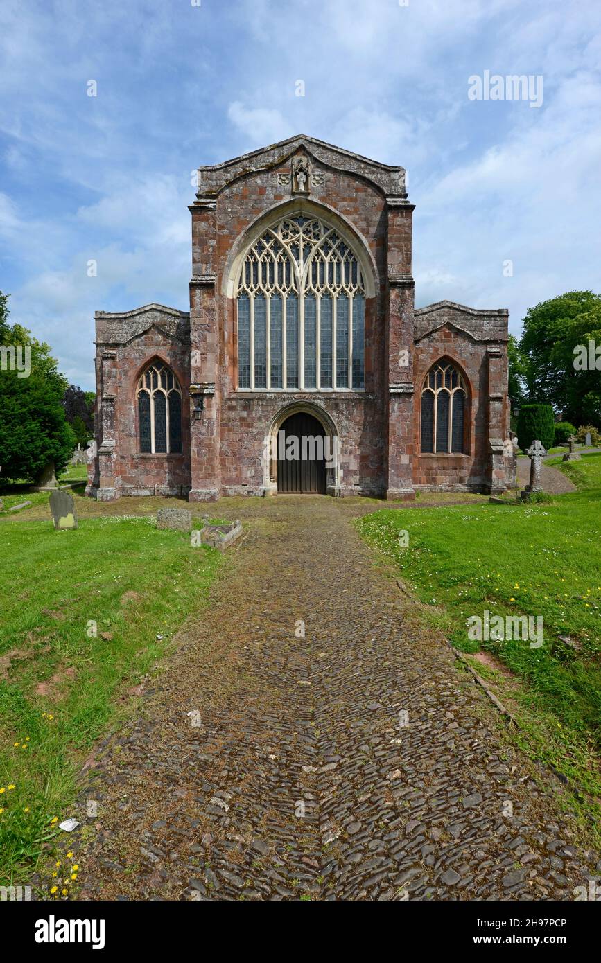 The nave and chancel of Crediton Parish church were built over 600 ...