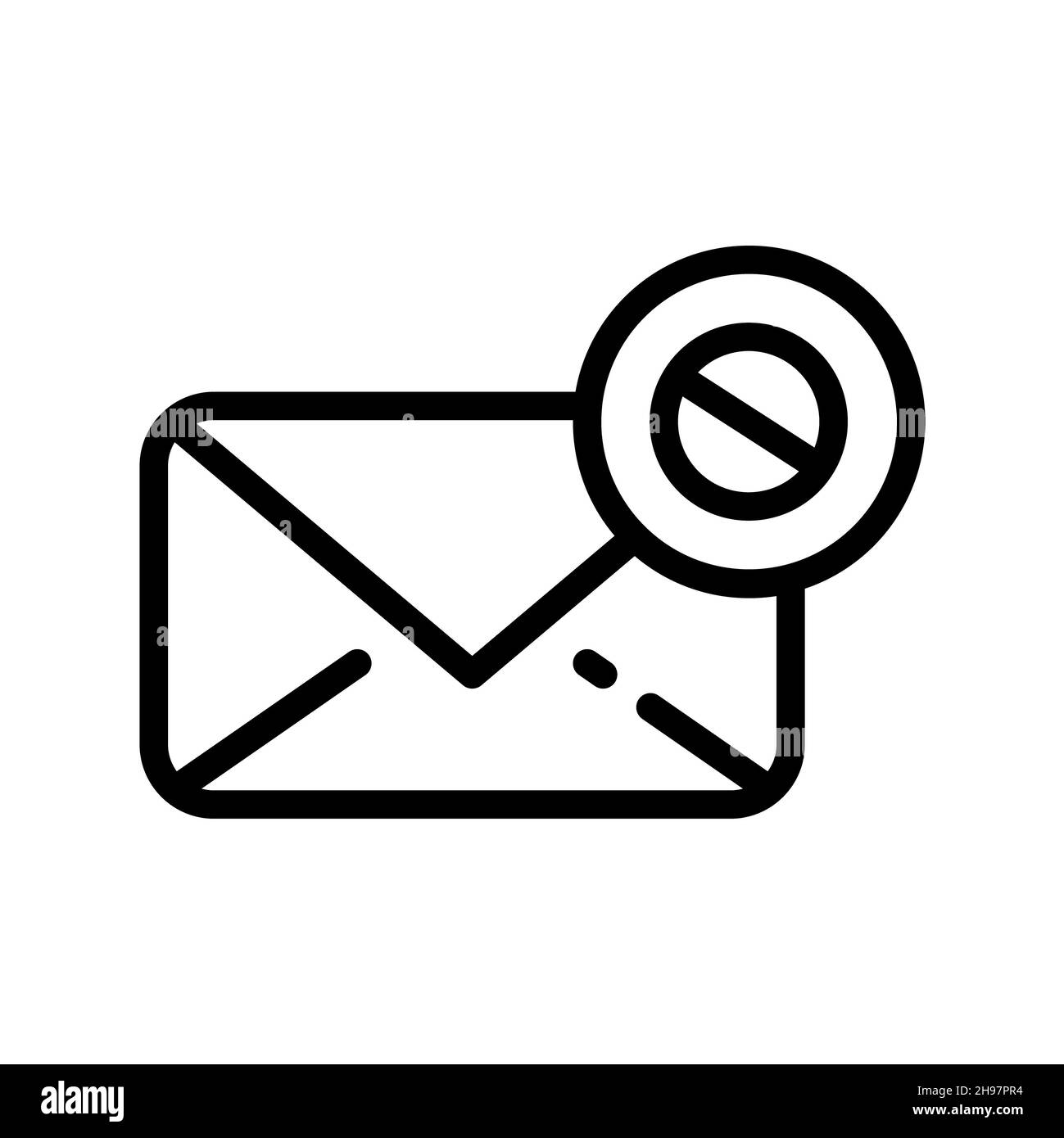 Mail icon. Send message pictogram for web. Line stroke vector eps10 ...