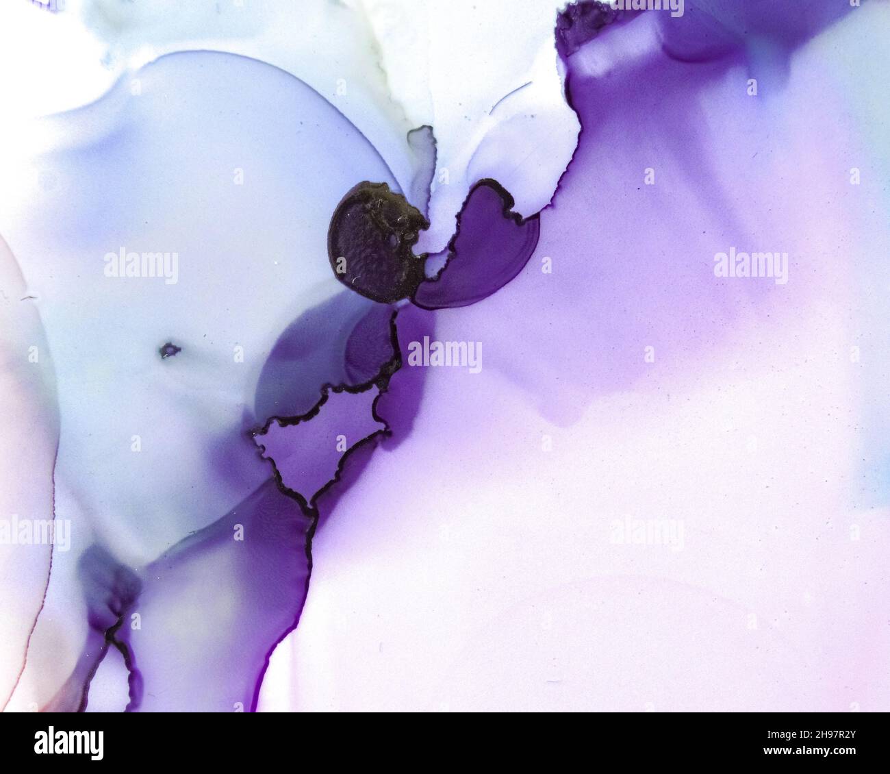 Ethereal Paint Pattern. Liquid Ink Wash Stock Photo - Alamy