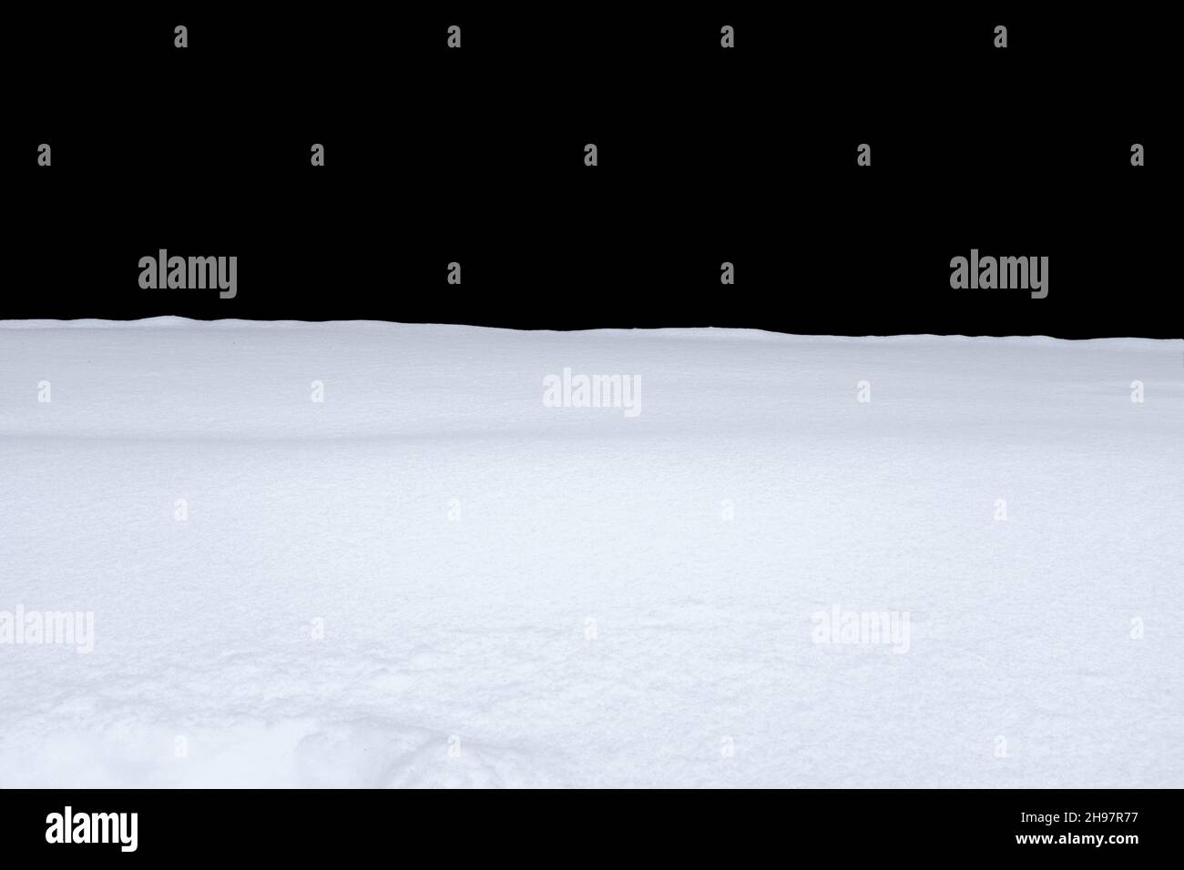 snow isolated on a black background. winter design element. High ...