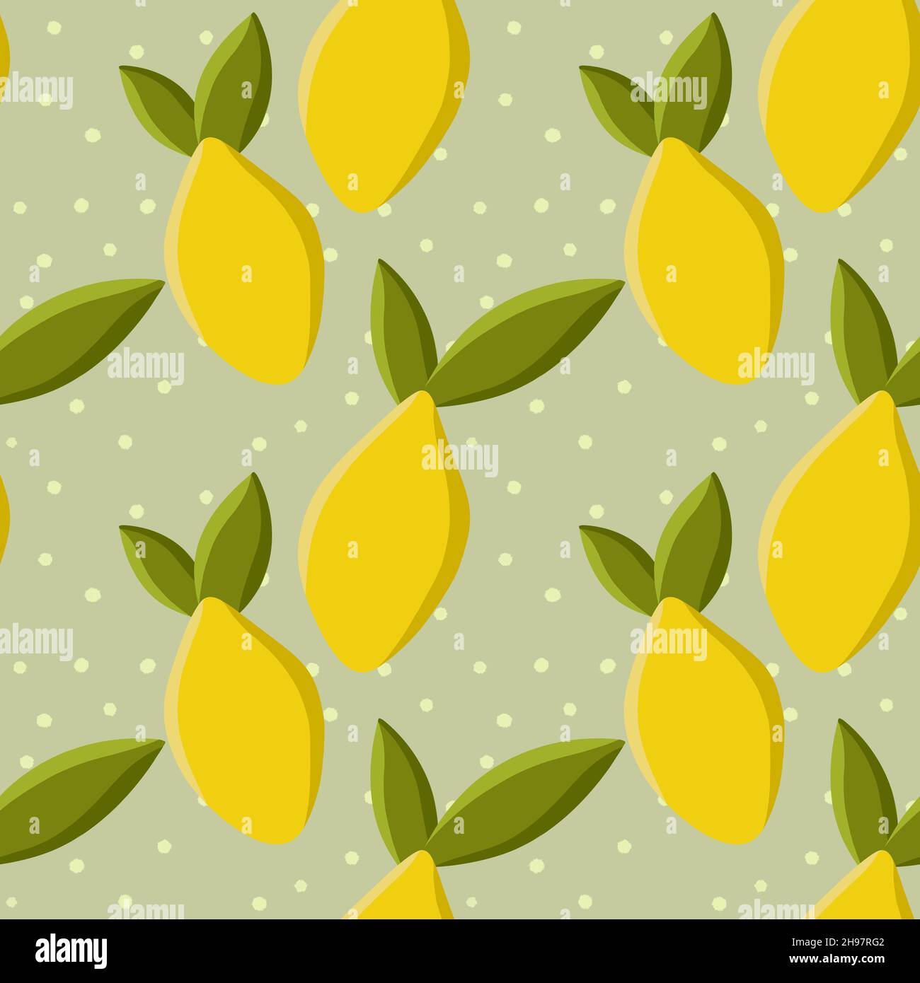 Lemon seamless fruit pattern for fabrics and textiles and packaging and ...
