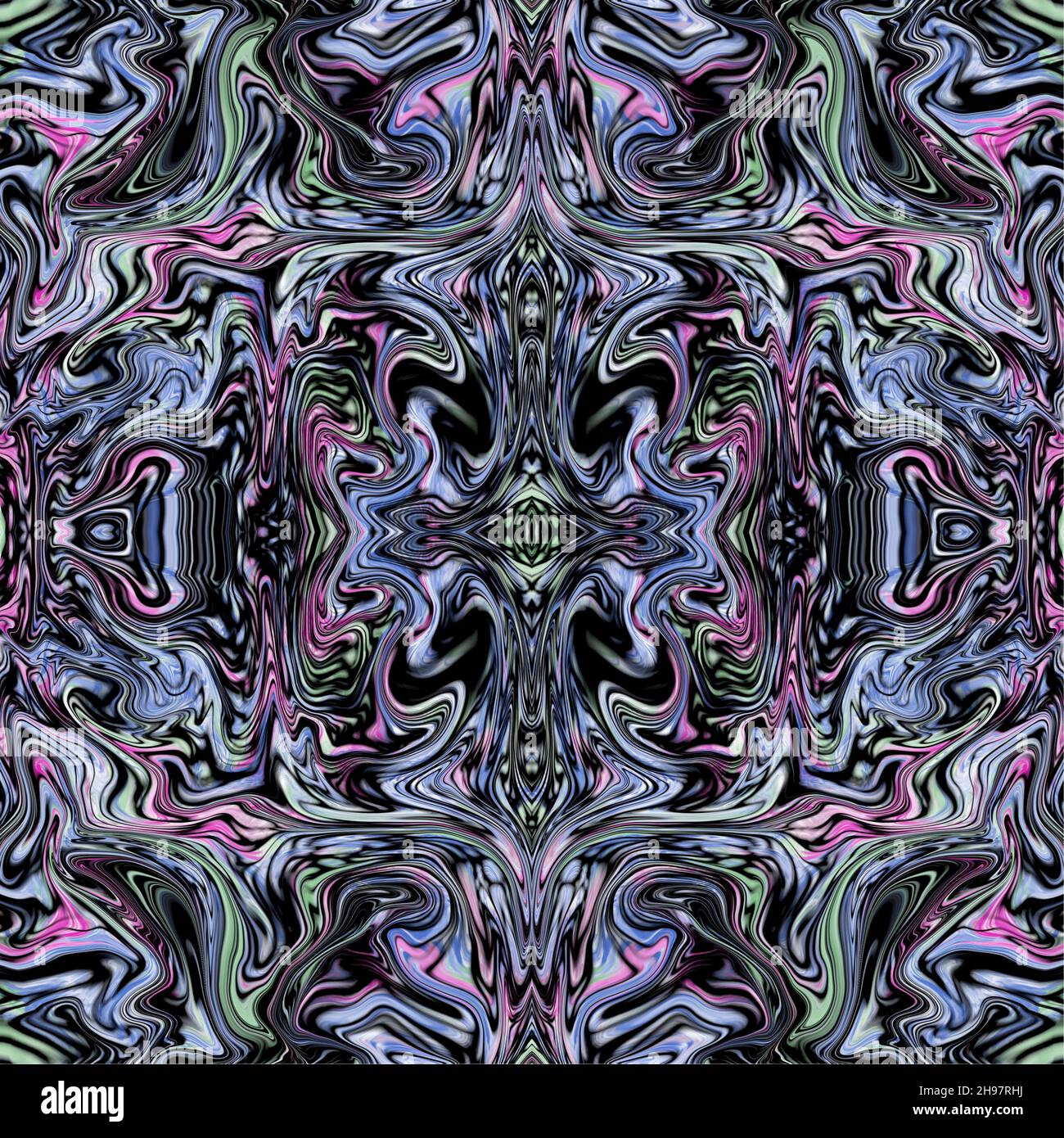 Illustration of a square background with a digitally created ...