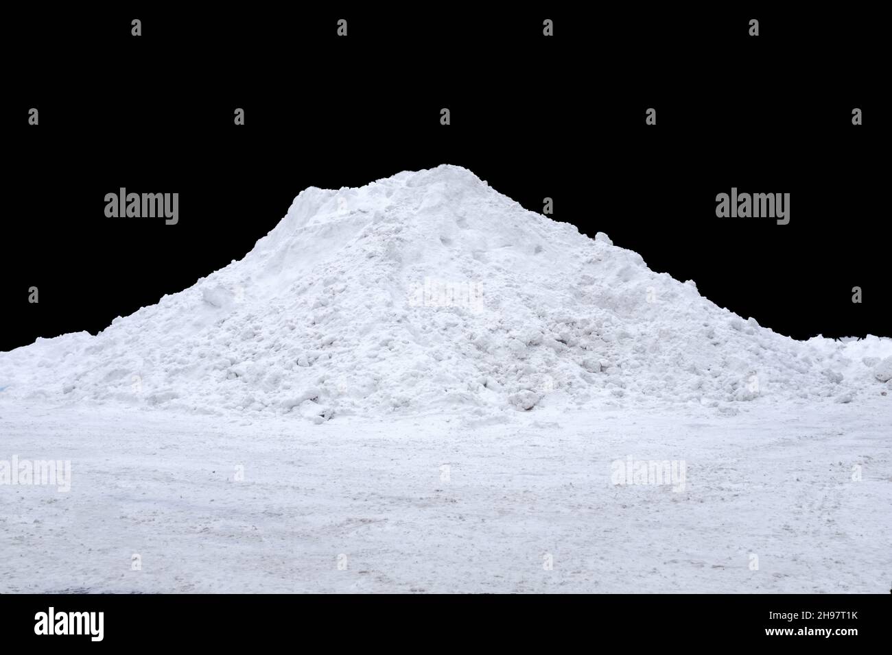 snow isolated on a black background. winter design element. High ...