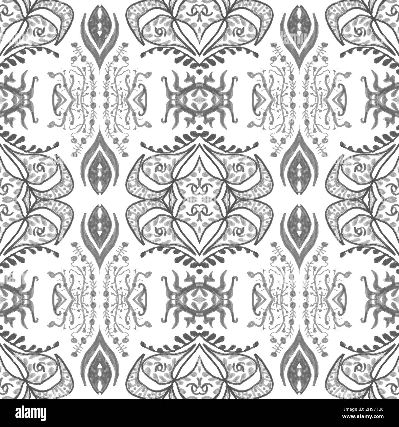 Classic damask pattern. Vintage baroque background. Antique renaissance ...