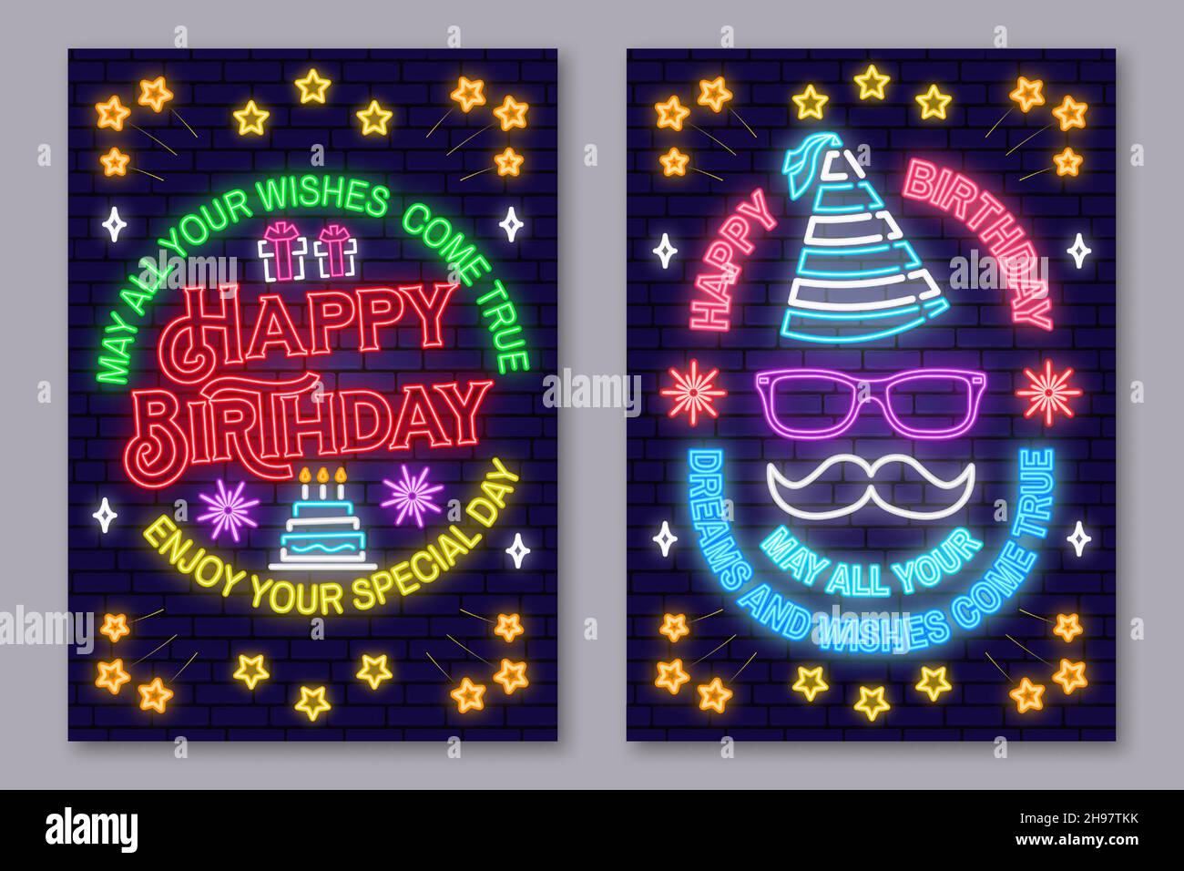 Happy Birthday to you neon sign. May all your dreams and wishes come ...