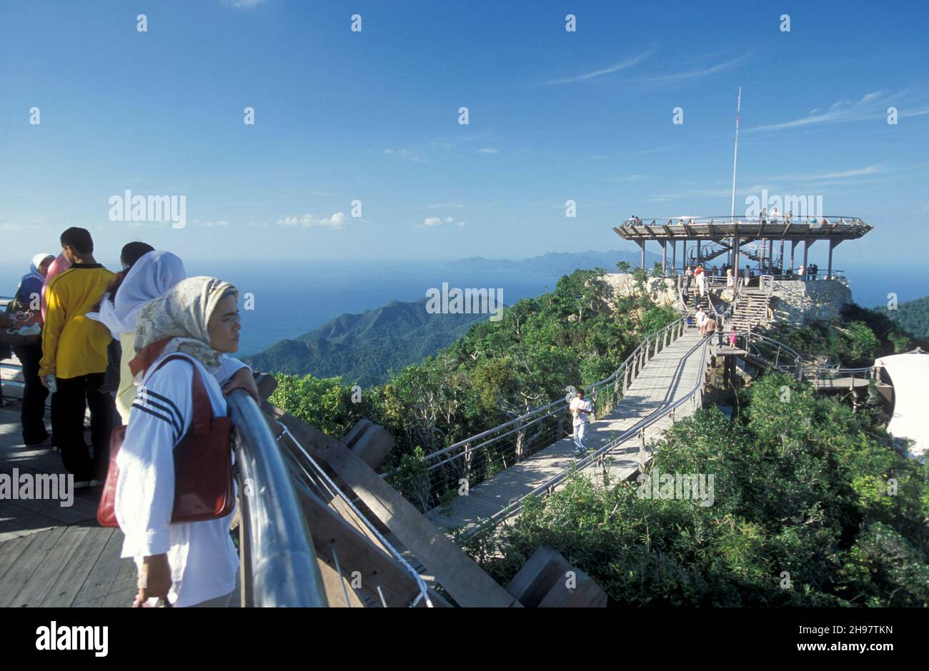 the Mountain area of Gunung Machinchang on the Island of Langkawi in ...